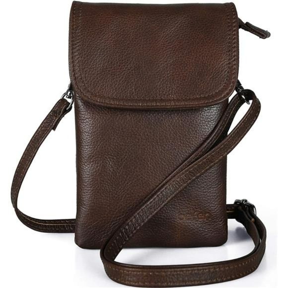 Bags | Leather Small Cell Phone Crossbody Wallet Purse And Bags For Women | Poshmark